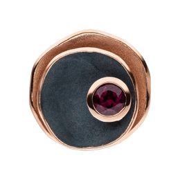Jobo Damen Kettenanh&auml;nger "Anh&auml;nger 25 mm", Silber 925 (Sterlingsilber)rot, rot, Silber 925 (Sterlingsilber), Schmuckanh&auml;nger, 925 Silber ros&eacute;gold