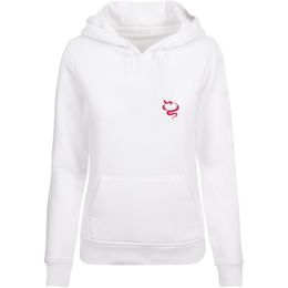 MISS TEE Damen Kapuzensweatshirt "Miss Tee Damen Snakes Heart Hoody"wei&szlig;, Gr. XXXL, bedruckt, 65% Baumwolle, 35% Polyester, Sweatshirts