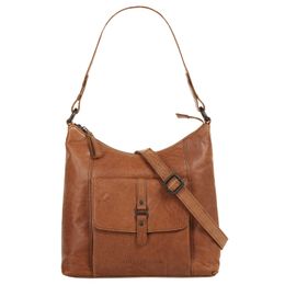 SPIKES & SPARROW Damen Shopper, SPIKES & SPARROW, braun, Leder, unifarben, Taschen, echt Leder