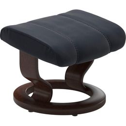 Fu&szlig;hocker stressless, B:54cm H:38cm T:39cm, blau, Leder BATICK: BATICK ist ein leicht korrigiertes, durchgef&auml;rbtes und genarbtes M&ouml;belleder, bei dem
