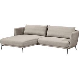 Sch&ouml;ner Wohnen Kollektion Ecksofa, B:270cm H:71cm T:160cm, beige, SCH&Ouml;NER WOHNEN-KOLLEKTION, 100% Polyester, Wohnzimmer, Sofas, "Pearl, zeitlos und elegant, 5 Jahre