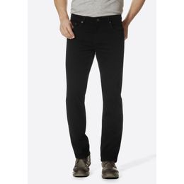 Herren 5-Pocket-Jeans "Denver Regular Straight Stretch Jeans", schwarz, Gr. 31, HERO by John Medoox, Denim/Jeans, 98% Baumwolle, 2% Elasthan, Jeans,