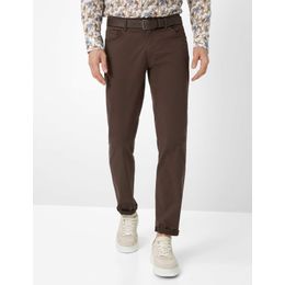 Brax Herren Five-Pocket-Hose Style CADIZ CHOCOLATE, dunkelbraun, Gr. 31/34