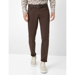 Brax Herren Five-Pocket-Hose Style CADIZ CHOCOLATE, dunkelbraun, Gr. 31/34