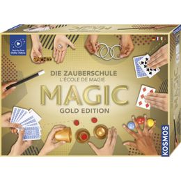 Kosmos Kinder Zauberkasten "Die Zauberschule Magic - Gold Edition DFI", bunt, Zauberk&auml;sten