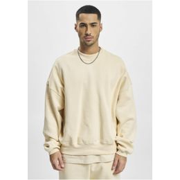 DEF Herren Sweater "DEF Herren DEF Crewneck"beige, Gr. XXL, unifarben, 80% Baumwolle, 20% Polyester, Sweatshirts