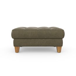 Sit & More Stauraumhocker SIT & MORE, B:101cm H:47cm T:66cm, gr&uuml;n, 100% Polyester, Hocker, "Westham", wahlewise mit/ohne Federkern