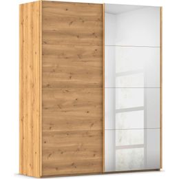 Schwebet&uuml;renschrank Rauch, B:181cm H:223cm T:68cm, braun, Holzwerkstoff, Schr&auml;nke, "Kleiderschrank Schrank Garderobe Schlafzimmerschrank SCALE-FYRA",