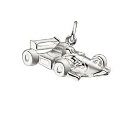 Kettenanh&auml;nger Jobo "Anh&auml;nger Rennwagen 12 mm", silber 925, Schmuckanh&auml;nger, Damen, Silber 925 (Sterlingsilber), Kettenanh&auml;nger, 925 Silber rhodiniert