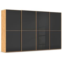 Schwebet&uuml;renschrank Rauch, B:360cm H:223cm T:68cm, schwarz, Holzwerkstoff, Schr&auml;nke, "Kleiderschrank Schrank Garderobe Schlafzimmerschrank