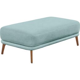 Sch&ouml;ner Wohnen Kollektion Hockerbank, B:120cm H:45cm T:70cm, blau, SCH&Ouml;NER WOHNEN-KOLLEKTION, 100% Polyester, Hocker, "Pearl - 5 Jahre Hersteller-Garantie, auch in Boucl&eacute;",