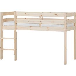 Spielbett Hoppekids, B:81cm H:114cm L:166cm, beige, Kinderzimmer, Betten, "ECO COMFORT, Hochbett, in 2 Einzelbetten teilbar", H&ouml;he 72cm, Farbe &
