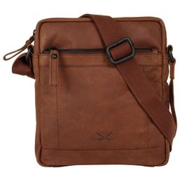 Sansibar Shopper, braun, Leder, gepflegt, Taschen, echt Leder