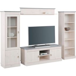 Wohnwand OTTO HOME, B:212cm H:145cm T:32cm, grau, Wohnzimmer, Kastenm&ouml;bel-Sets, "Indra"