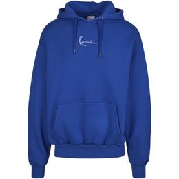 Karl Kani Herren Kapuzenpullover "Karl Kani Herren KM232-037-1 KK Small Signature Print Hoodie"blau, Gr. S, mehrfarbig, 100% Baumwolle, Pullover