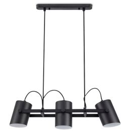 Paco Home Pendelleuchte "KARL", 3, H: 20,7cm, schwarz, Esszimmer, Leuchten, mit kompatiblen Dimmer und Leuchtmittel