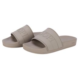 JOOP! JOOP Herren Badepantolette "lettera marinos sandal fc", Gr. 42, grau, 100% Gummi, Schuhe