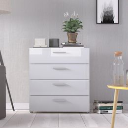 Kommode Inosign, B:80,2cm H:68,1cm T:40,3cm, wei&szlig;, Holzwerkstoff, Schlafzimmer, Sideboards, "Pepe, Aufbewahrung, Schubladenschrank, Stauraum",