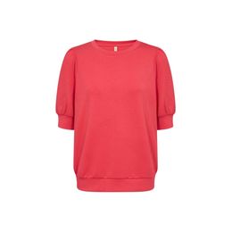 soyaconcept Damen Langarmhemd "Soya Concept Shirt SC-BANU"4820 lipstick, Gr. S, Obermaterial: 48% Modal, 48% Polyester, 4% Elasthan, Hemden