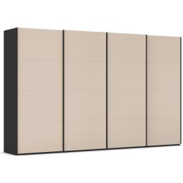 Schwebet&uuml;renschrank Rauch, B:360cm H:223cm T:68cm, beige, Holzwerkstoff, Schr&auml;nke, "Kleiderschrank Schrank Garderobe Schlafzimmerschrank SCALE-FYRA",