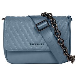Bugatti Damen Umh&auml;ngetasche "SIRA", blau, Kunstfaser, Strukturmuster, Taschen