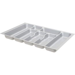 Optifit Besteckeinsatz, B/H/T: 53,4cm x 5cm x 36,8cm, grau, Schubladeneins&auml;tze, Breite 60 cm, passend f&uuml;r Schubk&auml;sten der Serien Odense und Leer