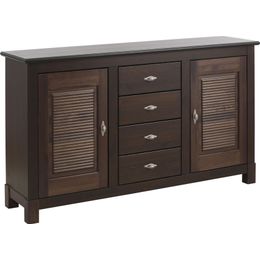 Sideboard OTTO HOME, B:150cm H:84cm T:37cm, braun, Sideboards, "Rauna", Kommode, FSC-zertifiziertes Massivholz, Breite 150 cm