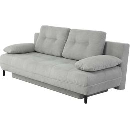 Jockenh&ouml;fer Schlafsofa, B:206cm T:98cm, grau, JOCKENH&Ouml;FER GRUPPE, Korpus: 95% Polyester, 5% Nylon;Kissen: 95% Polyester, 5% Nylon, Wohnzimmer, Sofas, "Til, B: