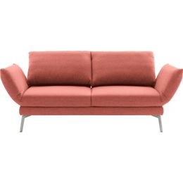 Sch&ouml;ner Wohnen Kollektion 2,5-Sitzer, B:248cm H:85cm T:225cm, rosa, SCH&Ouml;NER WOHNEN-KOLLEKTION, 100% Polyester, Sofas, "Spin, Multifunktionssofa, bequem und hochwertig