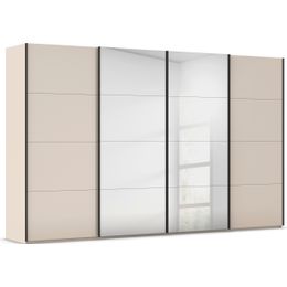 Schwebet&uuml;renschrank Rauch, B:360cm H:223cm T:68cm, beige, Holzwerkstoff, Schr&auml;nke, "Kleiderschrank Schrank Garderobe Schlafzimmerschrank SCALE-FYRA",