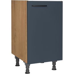 Sp&uuml;lenschrank Nobilia, B:45cm H:87cm T:58,3cm, blau, K&uuml;che, Schr&auml;nke, ""Easytouch", Ausrichtung w&auml;hlbar, vormontiert, in den Breiten", 45 und 60 cm,