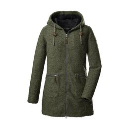 G.I.G.A. by Killtec Damen Fleecejacke "GW 55 WMN KNTFLC PRK", gr&uuml;n, Gr. 44, G.I.G.A. DX BY KILLTEC, 50% Baumwolle 50% Polyester, Jacken
