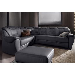 Sit & More Ecksofa SIT & MORE, B:265cm H:94cm T:215cm, schwarz, NaturLeder;Luxus-Microfaser;Luxus-Kunstleder;Primabelle-Microfaser, Wohnzimmer, Sofas, "Benson