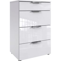 Schubkastenkommode wimex, B:54cm H:84cm T:41cm, wei&szlig;, Spanplatte, Sideboards, "level36 D by fresh to go", mit soft-close Funktion und Lackfronten, 4