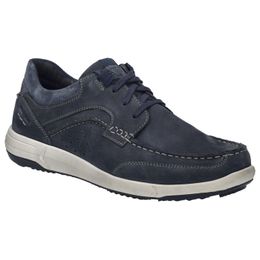 Josef Seibel Herren Sneaker "Enrico 25", Gr. 39, blau, Leder, Schuhe, Schn&uuml;rschuh, Komfortschuh, Freizeitschuh mit Wechselfu&szlig;bett