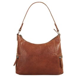 SPIKES & SPARROW Damen Shopper, SPIKES & SPARROW, braun, Leder, used, Taschen, echt Leder