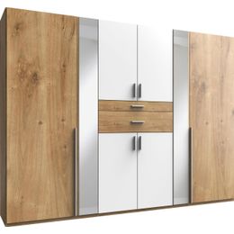 Dreht&uuml;renschrank wimex, B:270cm H:208cm T:58cm, braun, Holzwerkstoff, Schr&auml;nke, "Odessa"