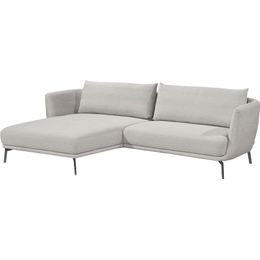 Sch&ouml;ner Wohnen Kollektion Ecksofa, B:270cm H:71cm T:160cm, grau, SCH&Ouml;NER WOHNEN-KOLLEKTION, 16% Baumwolle, 79% Polyester, 5% Polyacryl, Wohnzimmer, Sofas, "Pearl, zeitlos und
