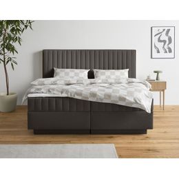 Boxbett, B:187cm L:214cmschwarz, HOMSY BY ANA JOHNSON, Komplettbetten, "Moonio inkl. Bettkasten", erh&auml;ltlich in verschiedenen Breiten und H&auml;rtegraden