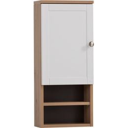 H&auml;ngeschrank Schildmeyer, B:30,3cm H:70cm T:16cm, braun, FSC-zertifizierter Holzwerkstoff, Badezimmer, Schr&auml;nke, "Jesper Breite 30,3 cm", T&uuml;r in