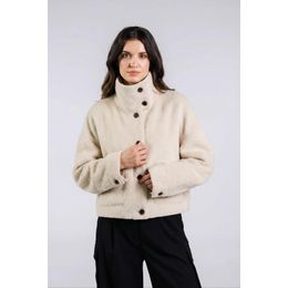 Freaky Nation Damen Kurzjacke "Elli-FN"cream, Gr. L, Oberstoff: 100% Polyester; Futter: 100% Polyester, Jacken