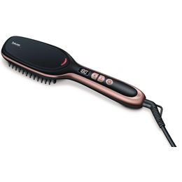 Beurer Haargl&auml;ttb&uuml;rste "HS 60 Haargl&auml;ttungsb&uuml;rste f&uuml;r geschmeidige, gl&auml;nzende Haare", schwarz, B:25,5cm H:5,3cm T:6,3cm, Elektrohaarb&uuml;rsten, Mit