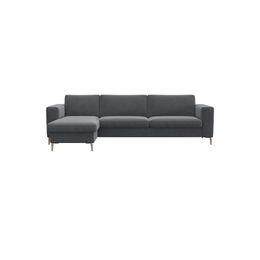 Ecksofa FLEXLUX, B:262cm H:85cm T:92cm, grau, 100% Polyester, Wohnzimmer, Sofas, "Fiore, Sitzaufbau mit hochwertigem Kaltschaum f&uuml;r mehr