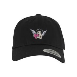 MISS TEE Damen Snapback Cap "Miss Tee Angel Heart Low Profile Cotton Twill"schwarz, 100% Baumwolle, Caps