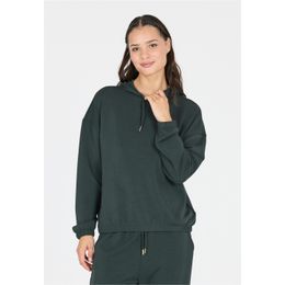 ENDURANCE ATHLECIA ATHLECIA Damen Kapuzensweatshirt "NAMIER W", gr&uuml;n, Gr. 44, unifarben, 51% Polyester, 44% Modal, 5% Elasthan, Sweatshirts, mit hohem Modal-Anteil
