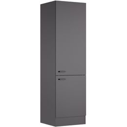 Hochschrank Optifit, B:60cm H:210cm T:57,1cmanthrazit matt, anthrazit matt, Holzwerkstoff, K&uuml;che, Schr&auml;nke, "OPTImulti", Breite 60 cm, H&ouml;he 210 cm,