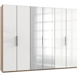 Kleiderschrank wimex, B:300cm H:236cm T:58cm, braun, Schlafzimmer, Schr&auml;nke, "Level by fresh to go", mit Glas- und Spiegelt&uuml;ren
