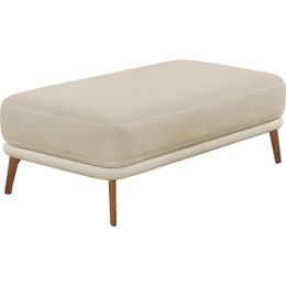 Sch&ouml;ner Wohnen Kollektion Hockerbank, B:120cm H:45cm T:70cm, beige, SCH&Ouml;NER WOHNEN-KOLLEKTION, 96% Polyester, 4% Polyacryl, Hocker, "Pearl - 5 Jahre Hersteller-Garantie, auch