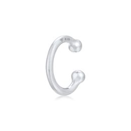 Elli Damen Single-Ohrstecker "ClipOn Nasenpiercing Septum Basic Kugel 925 Silber", silber, Silber 925 (Sterlingsilber), Ohrringe