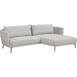 Sch&ouml;ner Wohnen Kollektion Ecksofa, B:270cm H:71cm T:160cm, grau, SCH&Ouml;NER WOHNEN-KOLLEKTION, 16% Baumwolle, 79% Polyester, 5% Polyacryl, Wohnzimmer, Sofas, "Pearl, zeitlos und